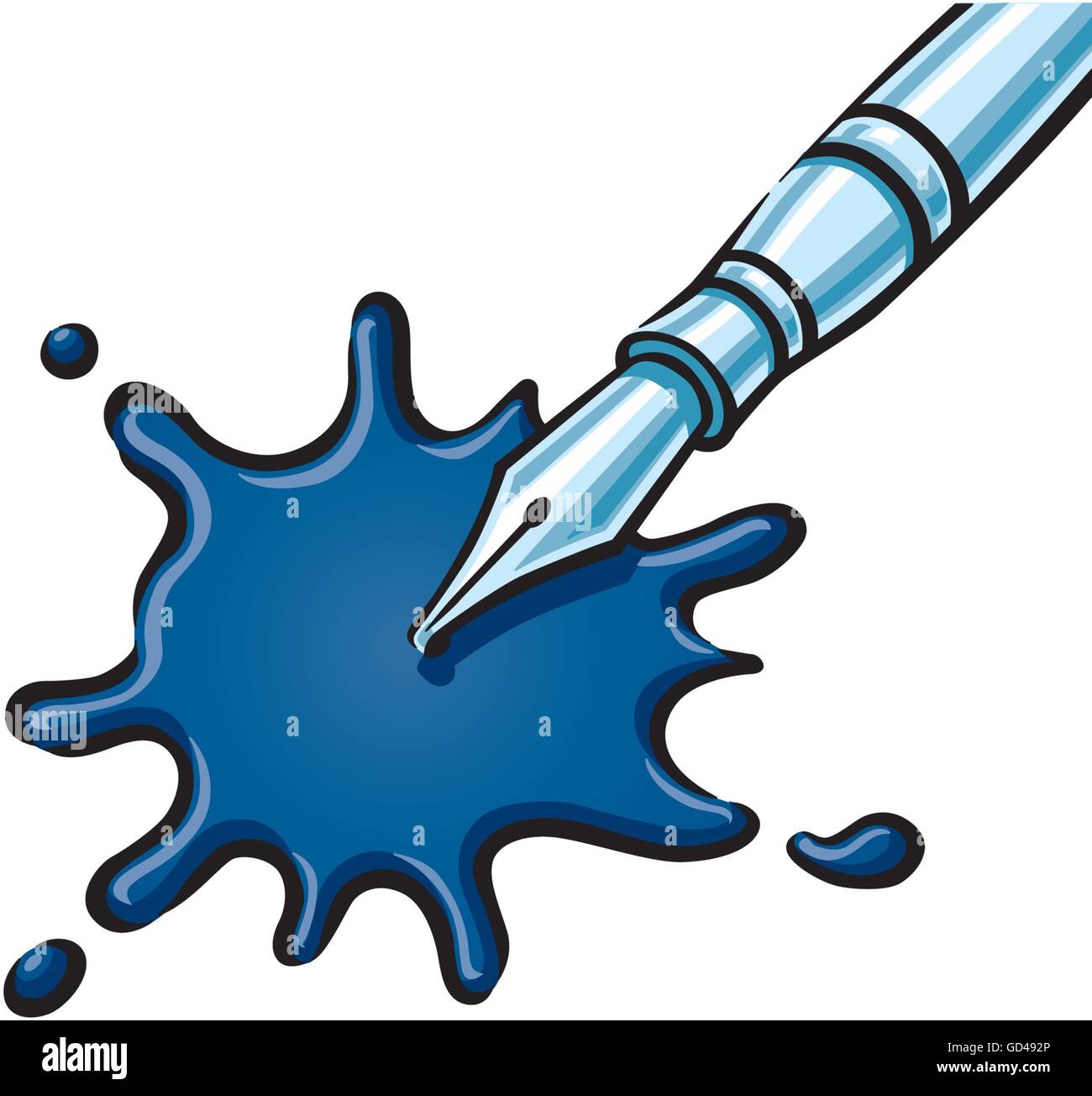 Ink illustrator hi-res stock photography and images - Alamy
