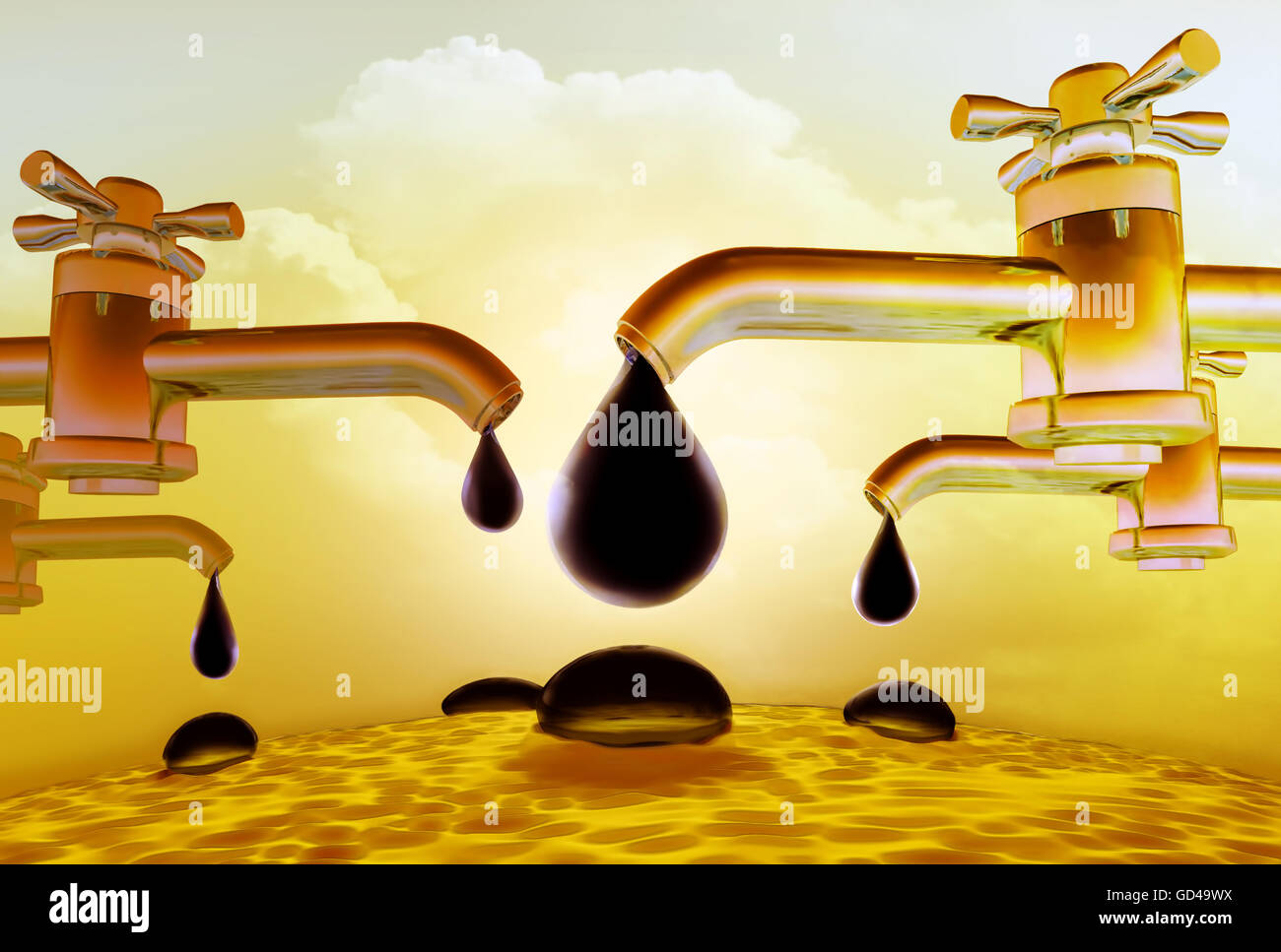 Oil puddle petrol hi-res stock photography and images - Alamy