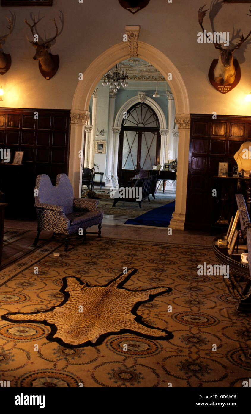 Interior of Wankaner palace Stock Photo - Alamy