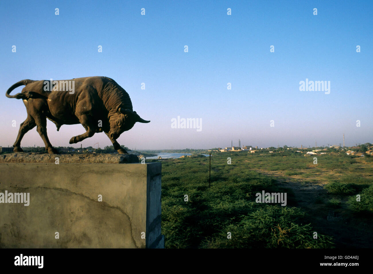 Bridge , Morvi town Stock Photo - Alamy