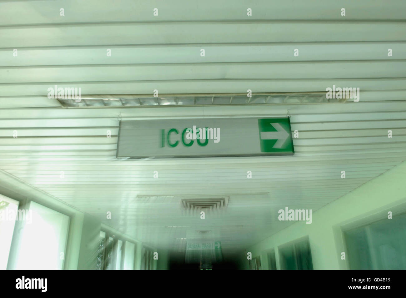 Signboard for ICCU Stock Photo - Alamy