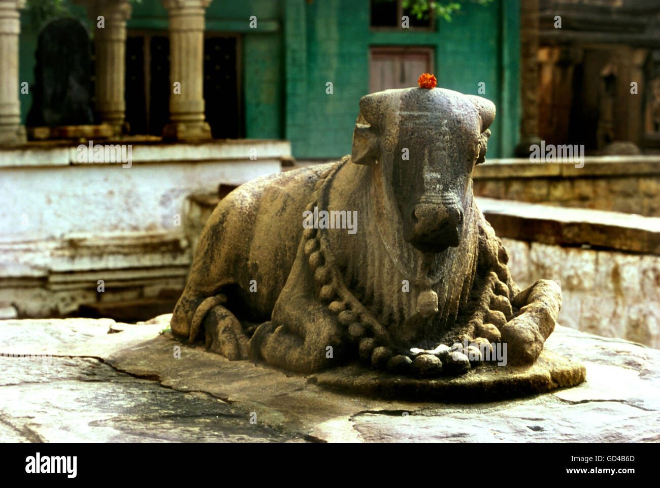 Nandi-Shivas great bull Stock Photo - Alamy