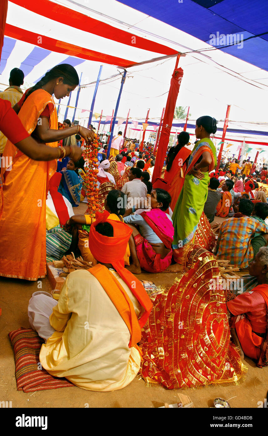 People in a marriage ceremony Stock Photo - Alamy