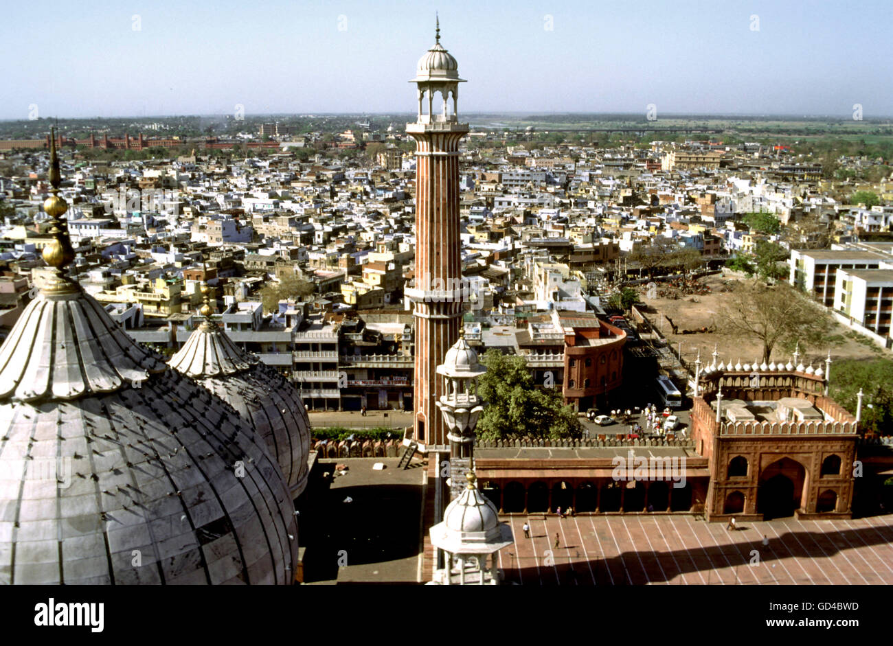 Jama masjid delhi aerial hi-res stock photography and images - Alamy