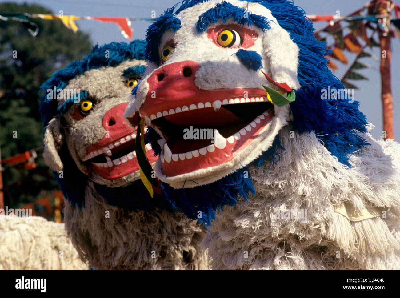 Lion dancer masks hi-res stock photography and images - Alamy