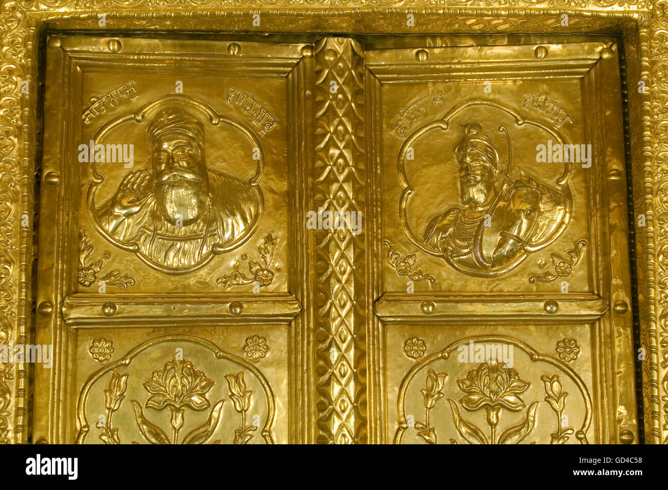 Door of the Gurdwara Stock Photo - Alamy