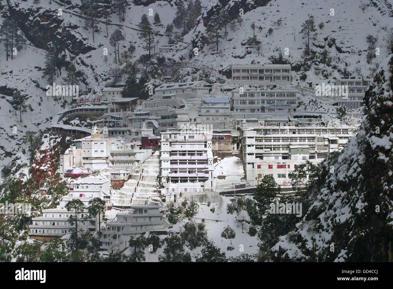 Winter in Vaishno Devi Stock Photo - Alamy