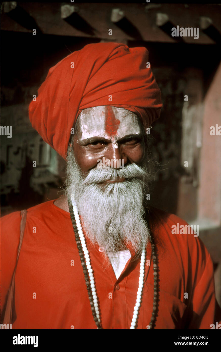 A portrait of a Sadhu Stock Photo - Alamy