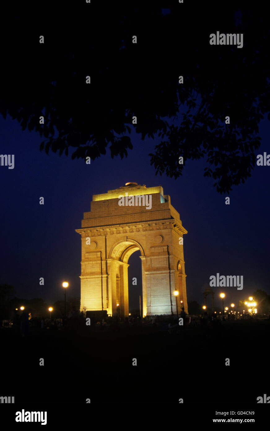 View of India Gate Stock Photo - Alamy
