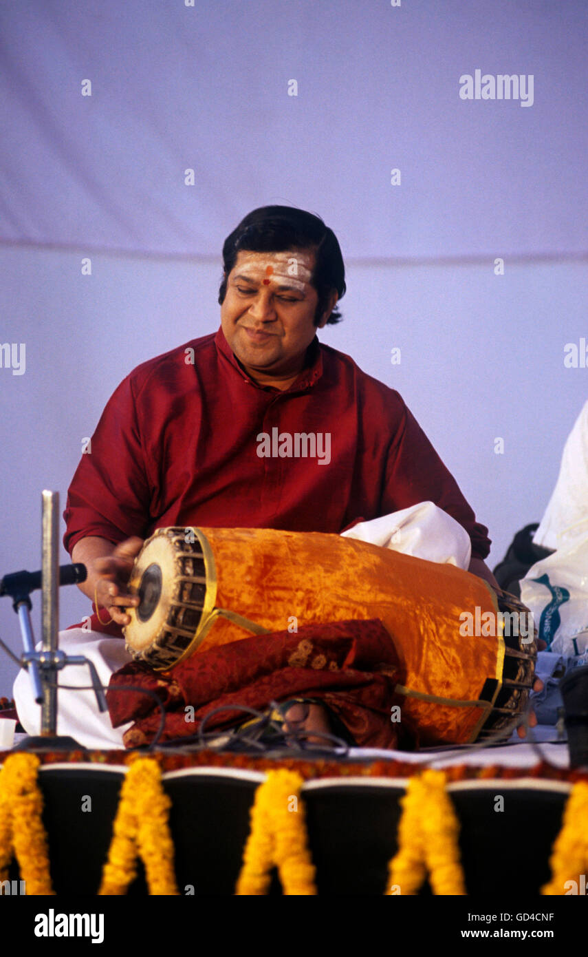 Mridang player hi-res stock photography and images - Alamy