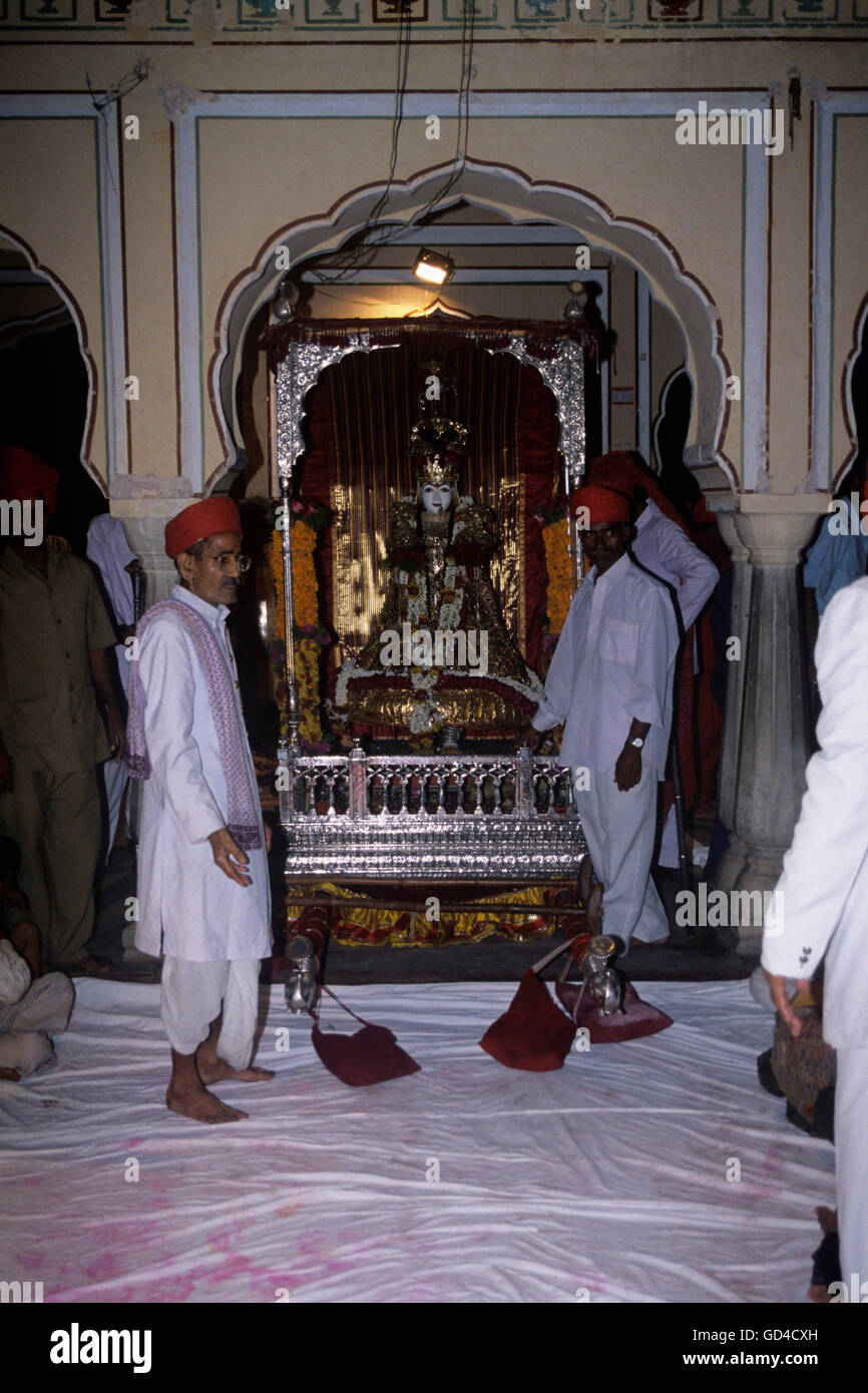 Statue of Teej Mata Stock Photo - Alamy