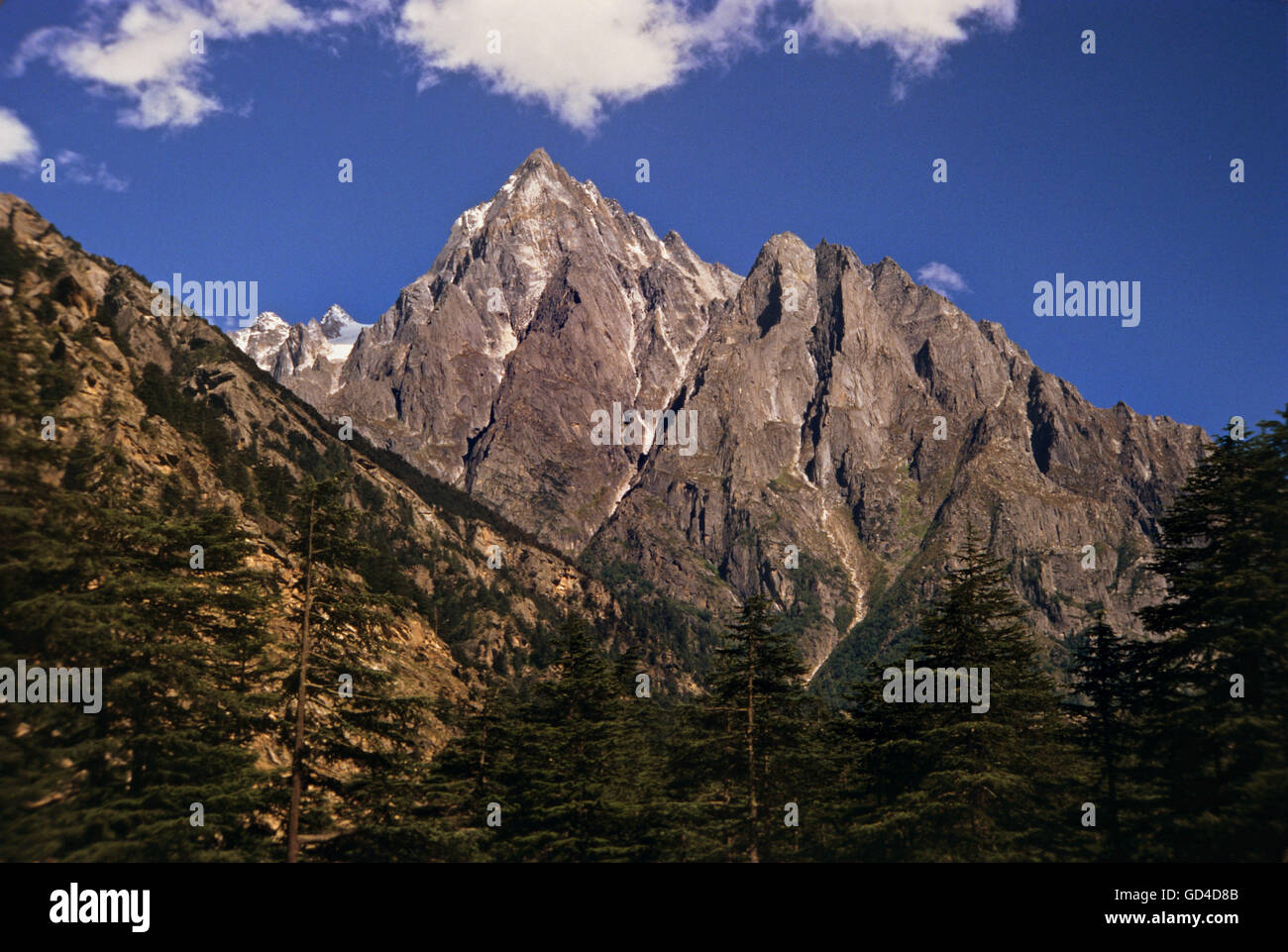 Kinner Kailash range Stock Photo - Alamy