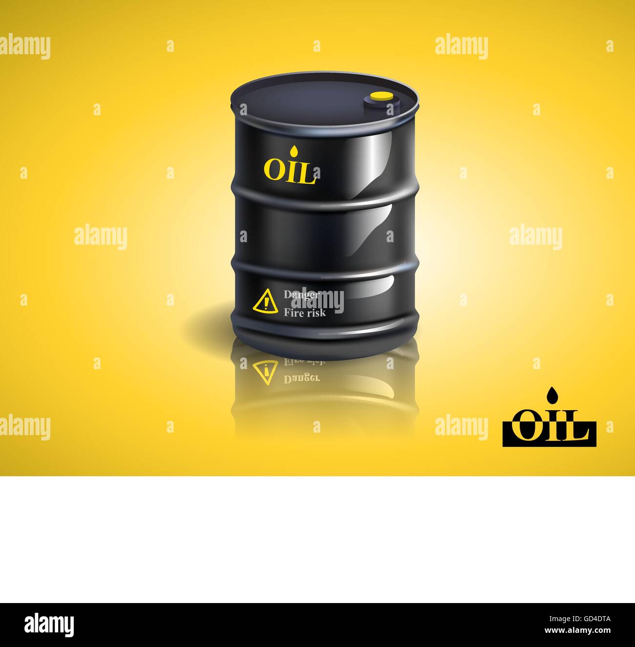 Oil petroleum barrel flammable sign hi-res stock photography and images ...