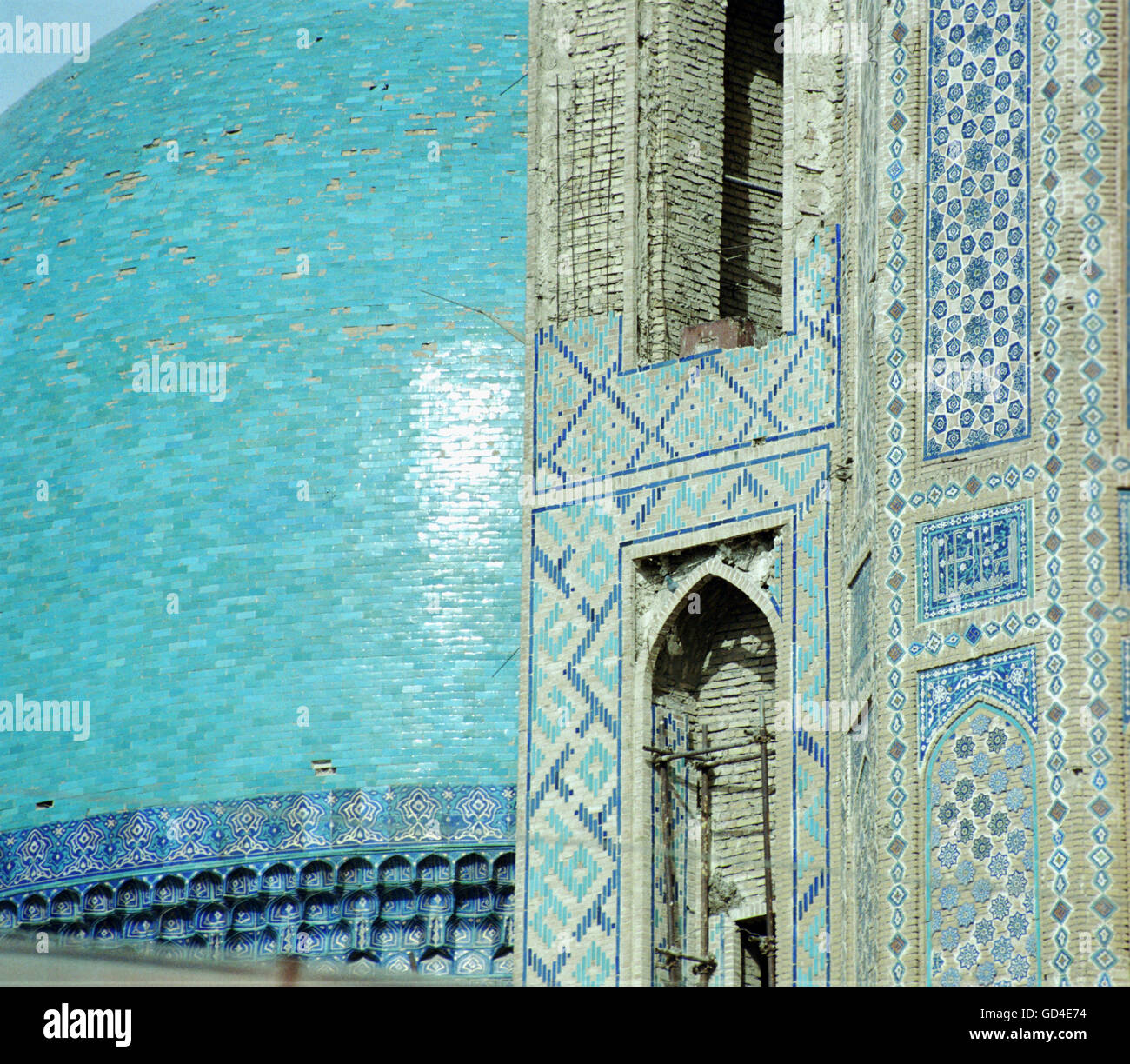 Facade of the Madrasah Stock Photo - Alamy