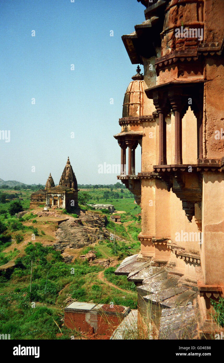 Orchha monuments hi-res stock photography and images - Alamy