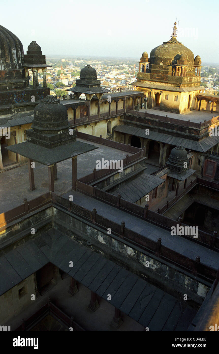 Palace of Datia Stock Photo - Alamy