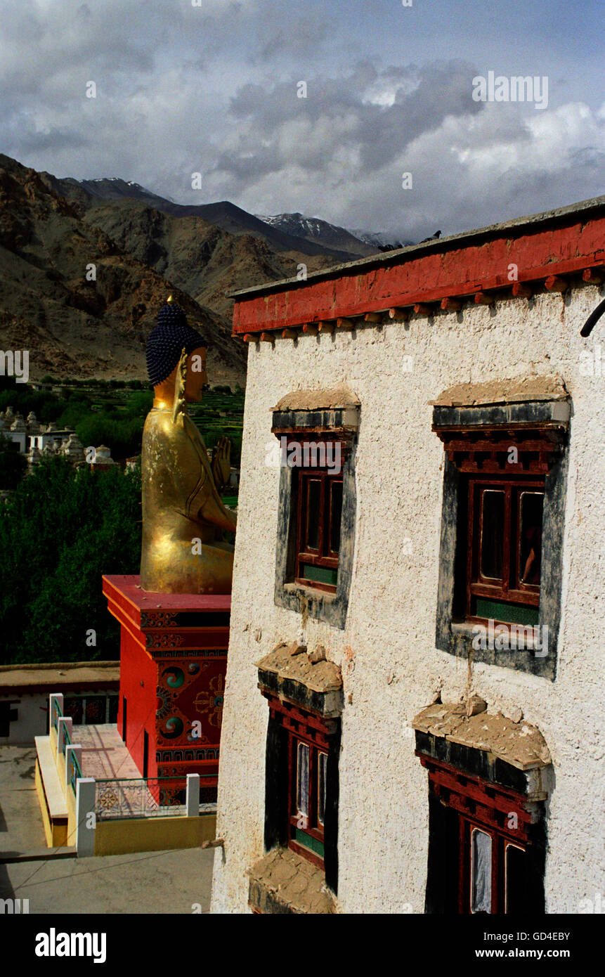 Rear of the Gompa Stock Photo - Alamy