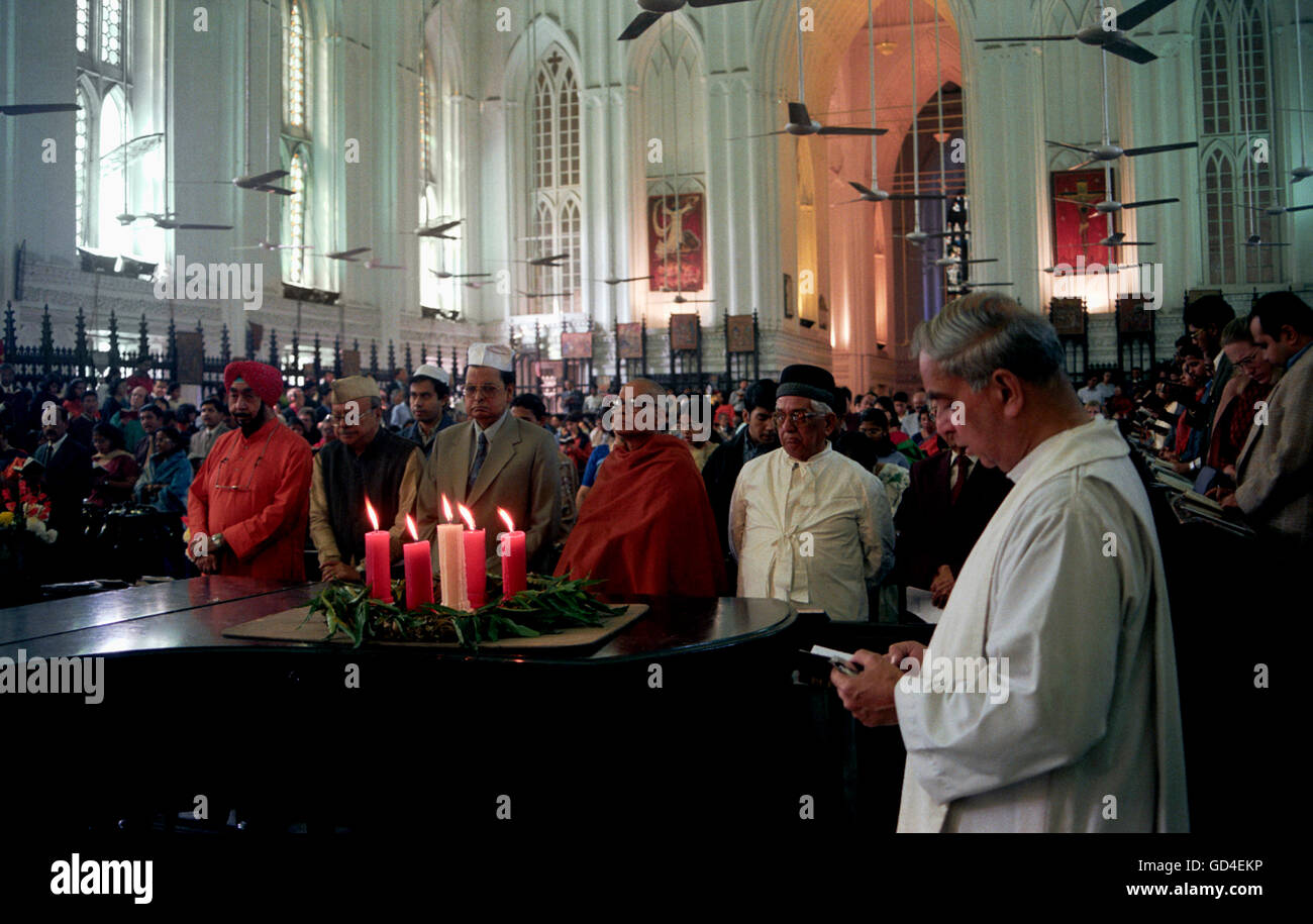 Father in a church Stock Photo - Alamy