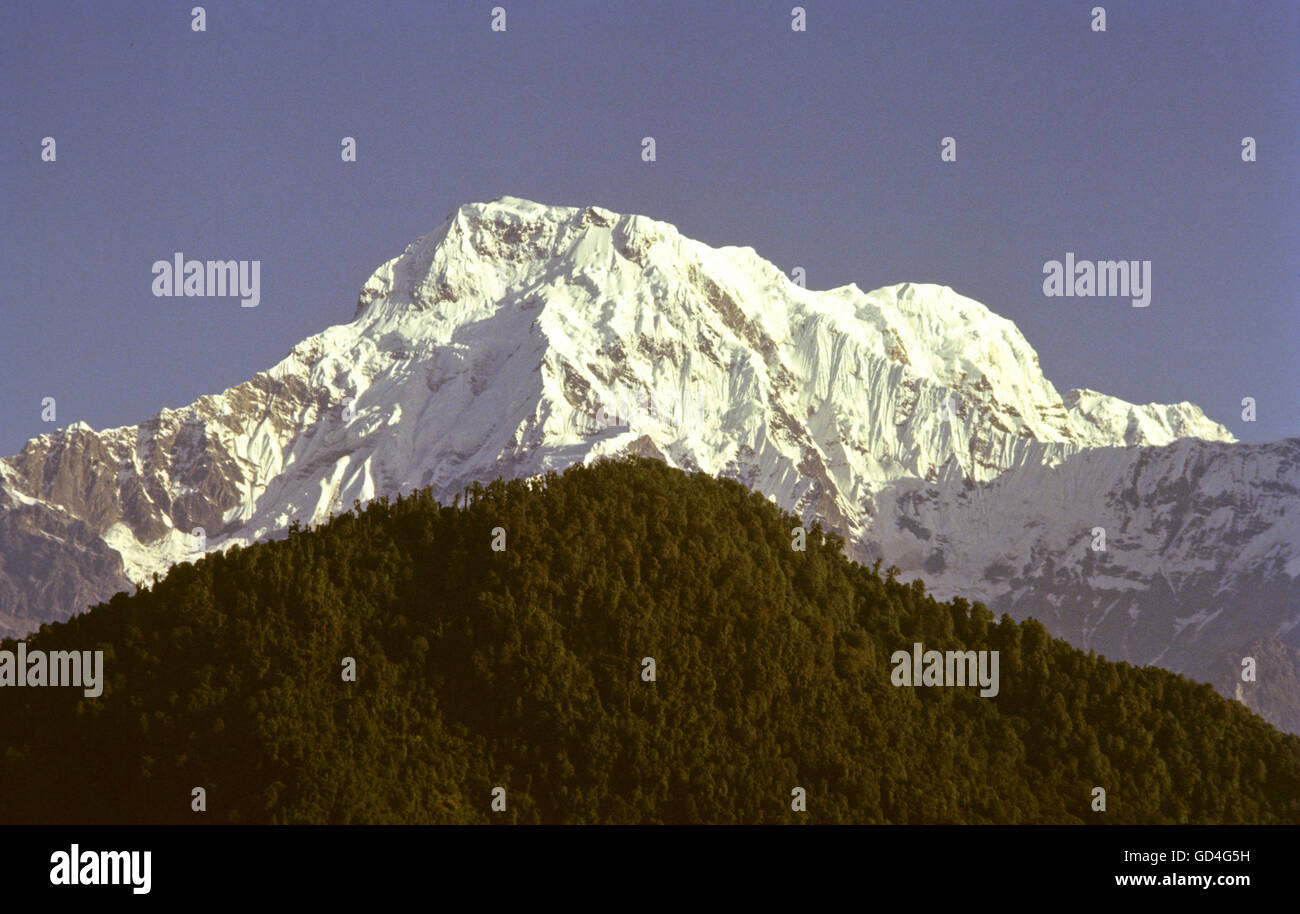 Snow clad mountains Stock Photo - Alamy