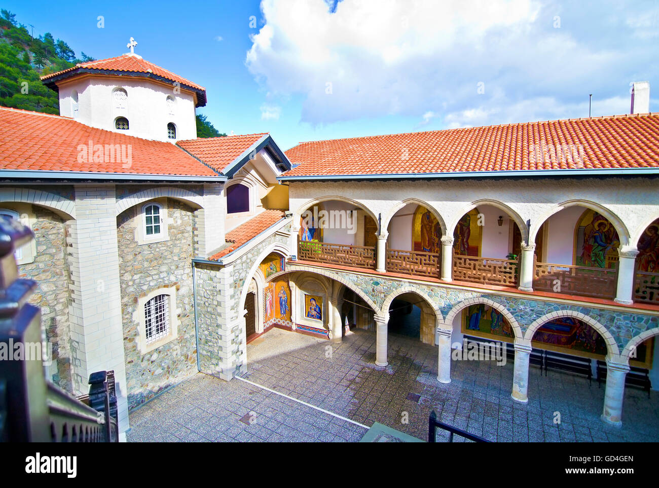 Kykkos monastery in Cyprus Stock Photo - Alamy