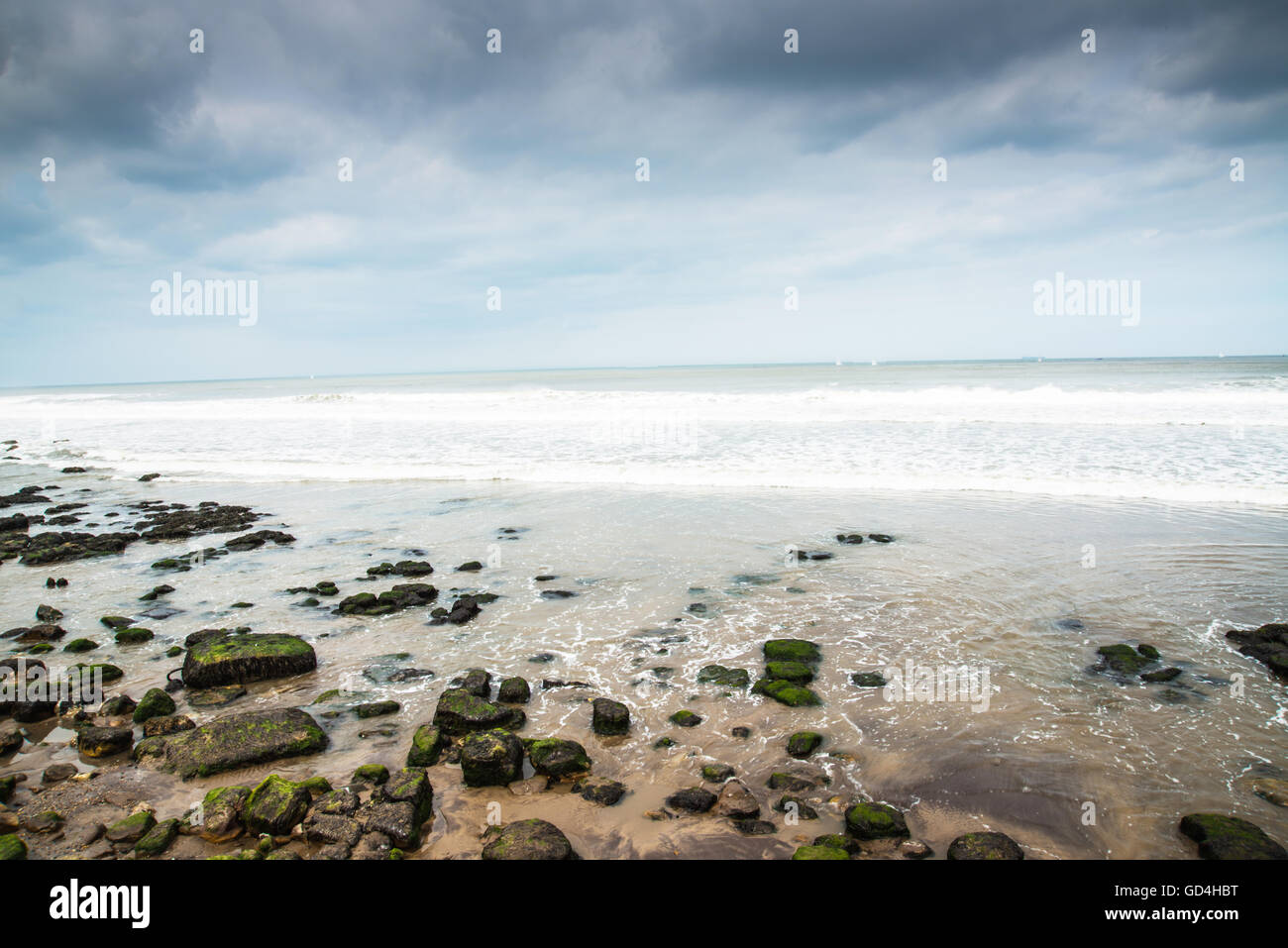 the blue soft sea in Yorkshire Ray Boswell Stock Photo - Alamy