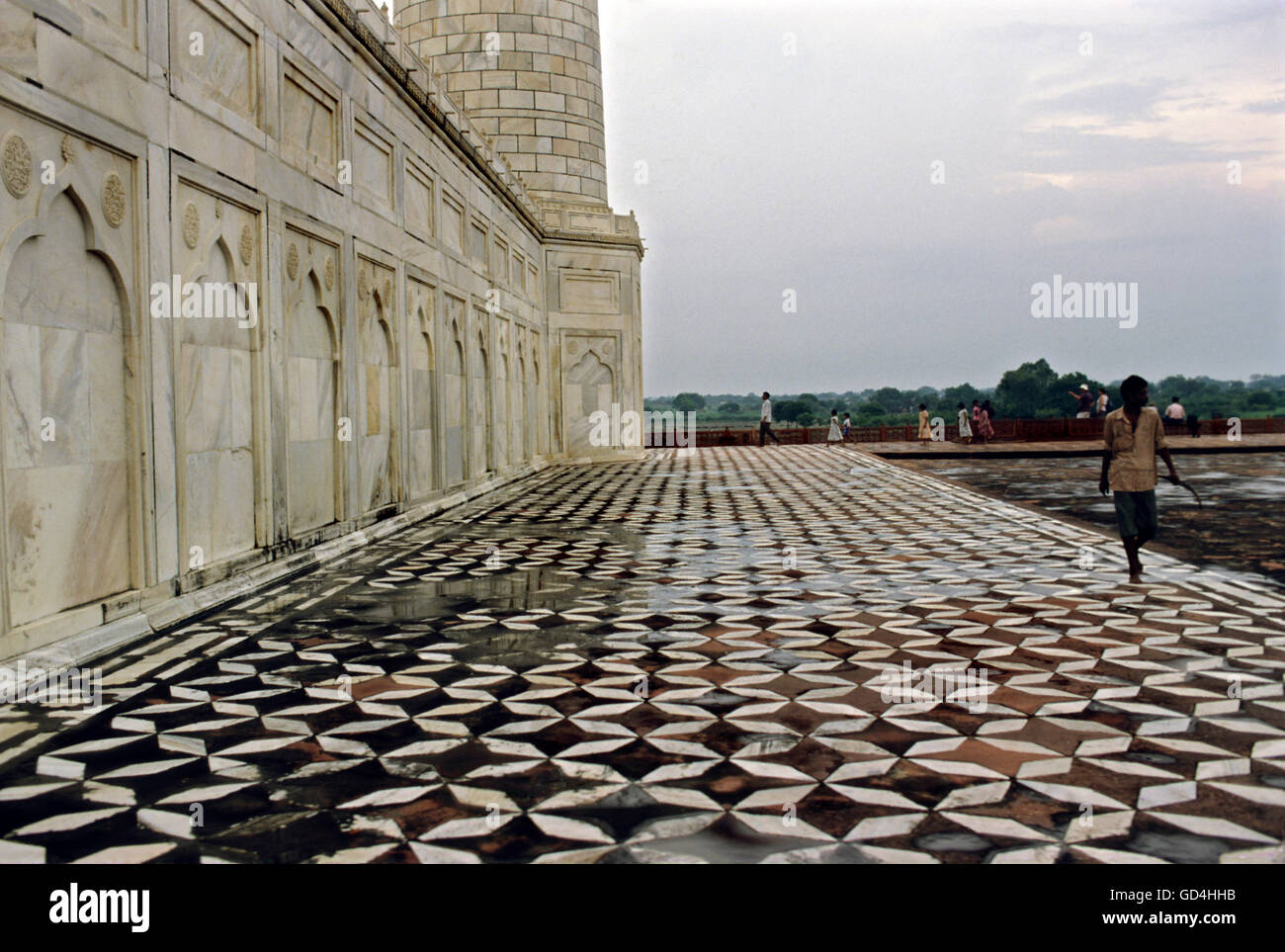 Pavement with geometric design Stock Photo - Alamy