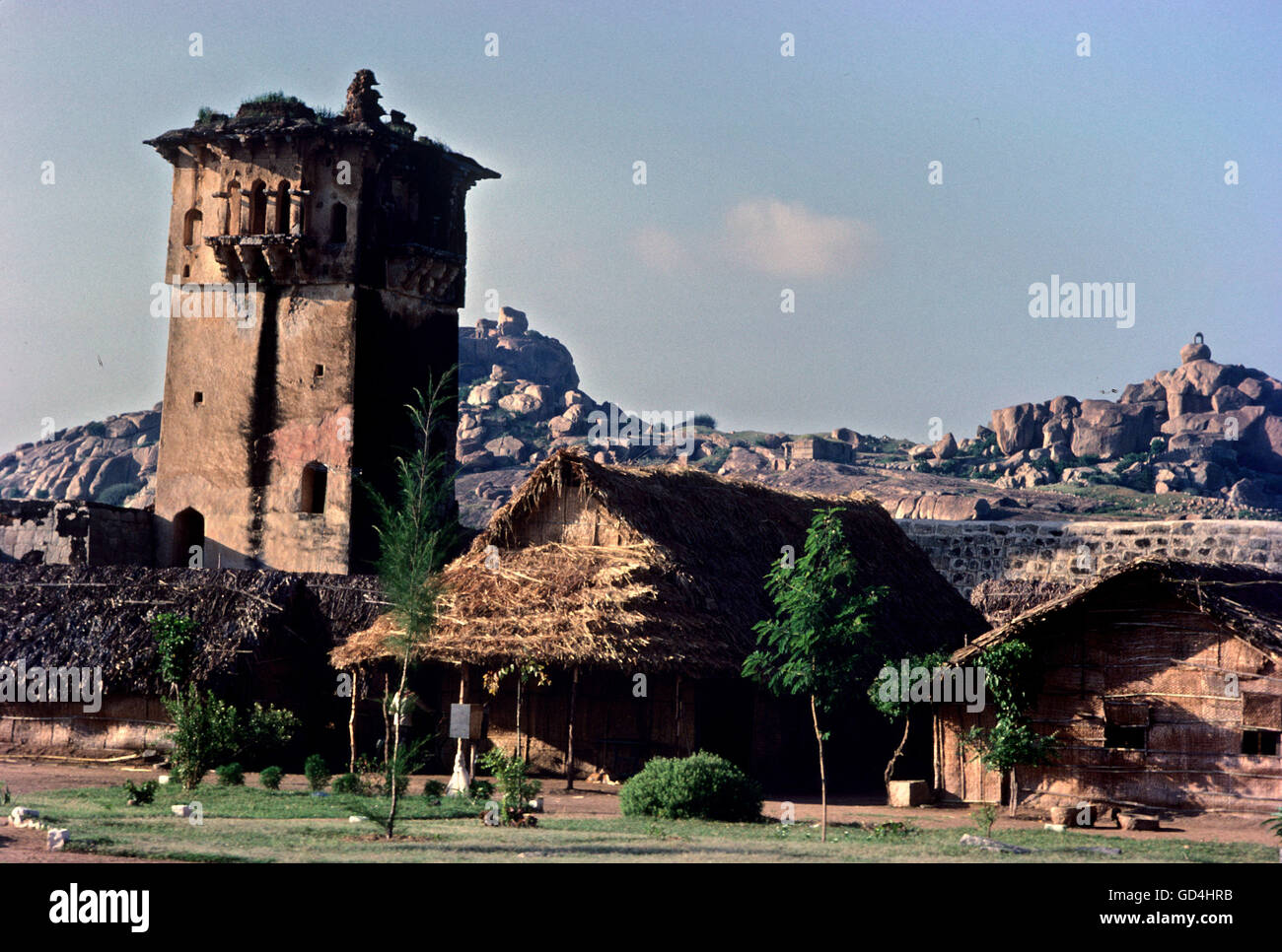 Watch tower hampi karnataka india hi-res stock photography and images ...