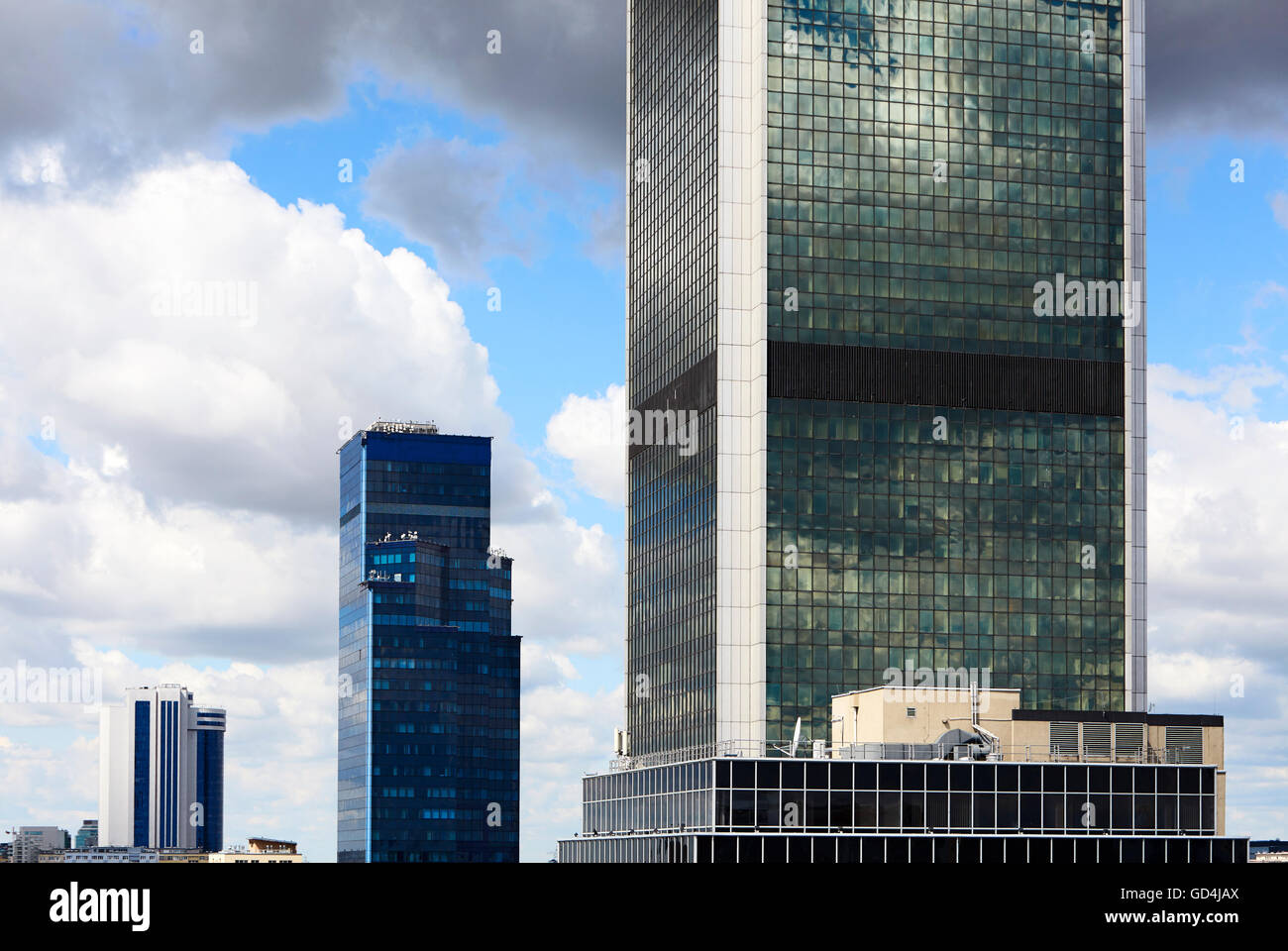 Old style skyscrapers at Warsaw city center Stock Photo - Alamy