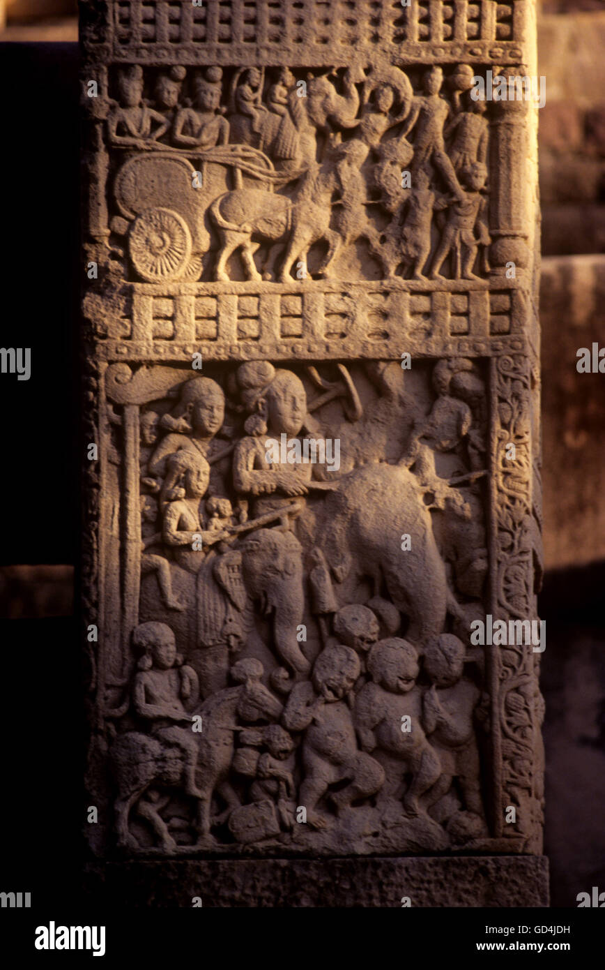 South gate of stupa Stock Photo - Alamy