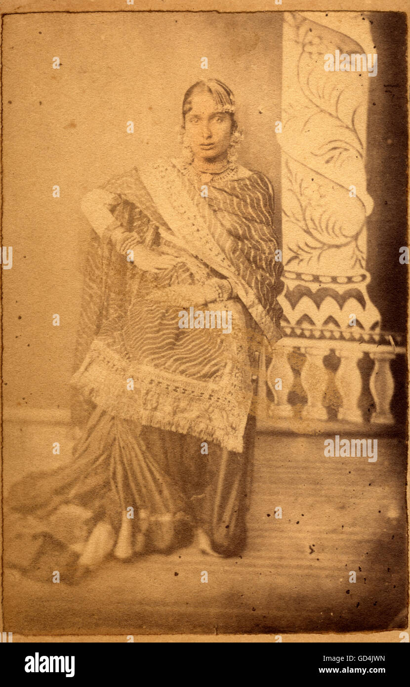 Dancing girl or notch girl Stock Photo - Alamy