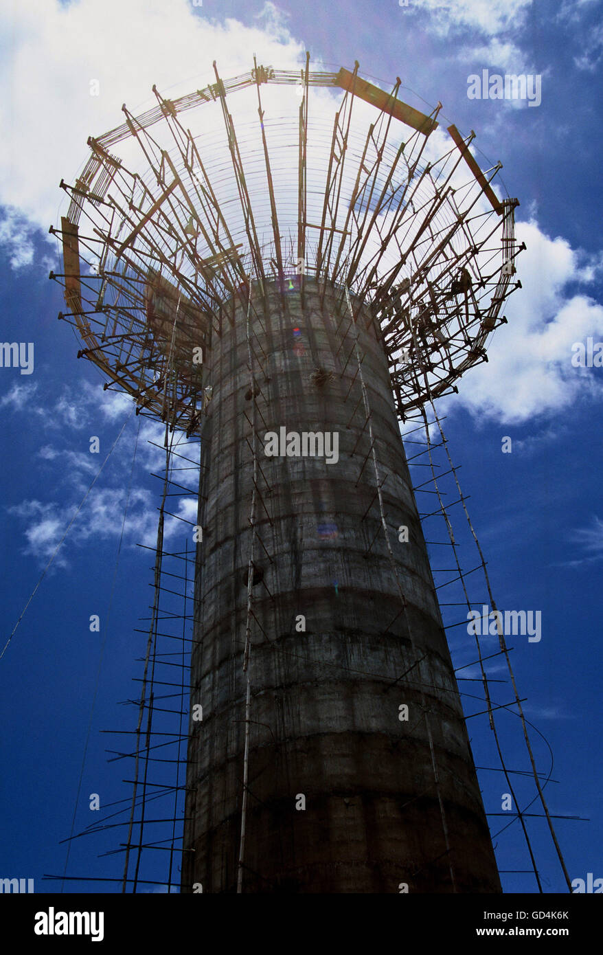 Water tank construction Stock Photo - Alamy