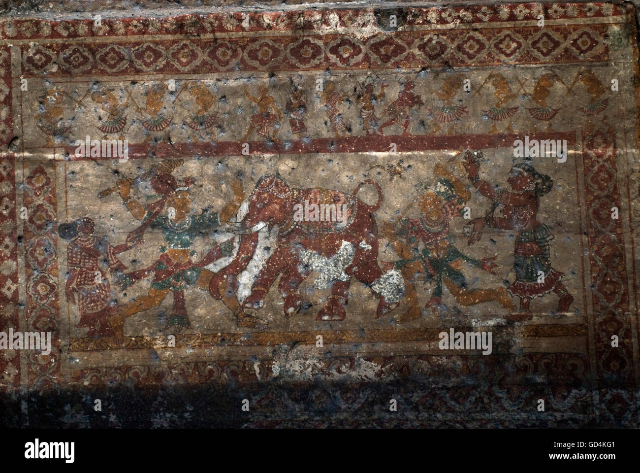 400 year old murals Stock Photo - Alamy