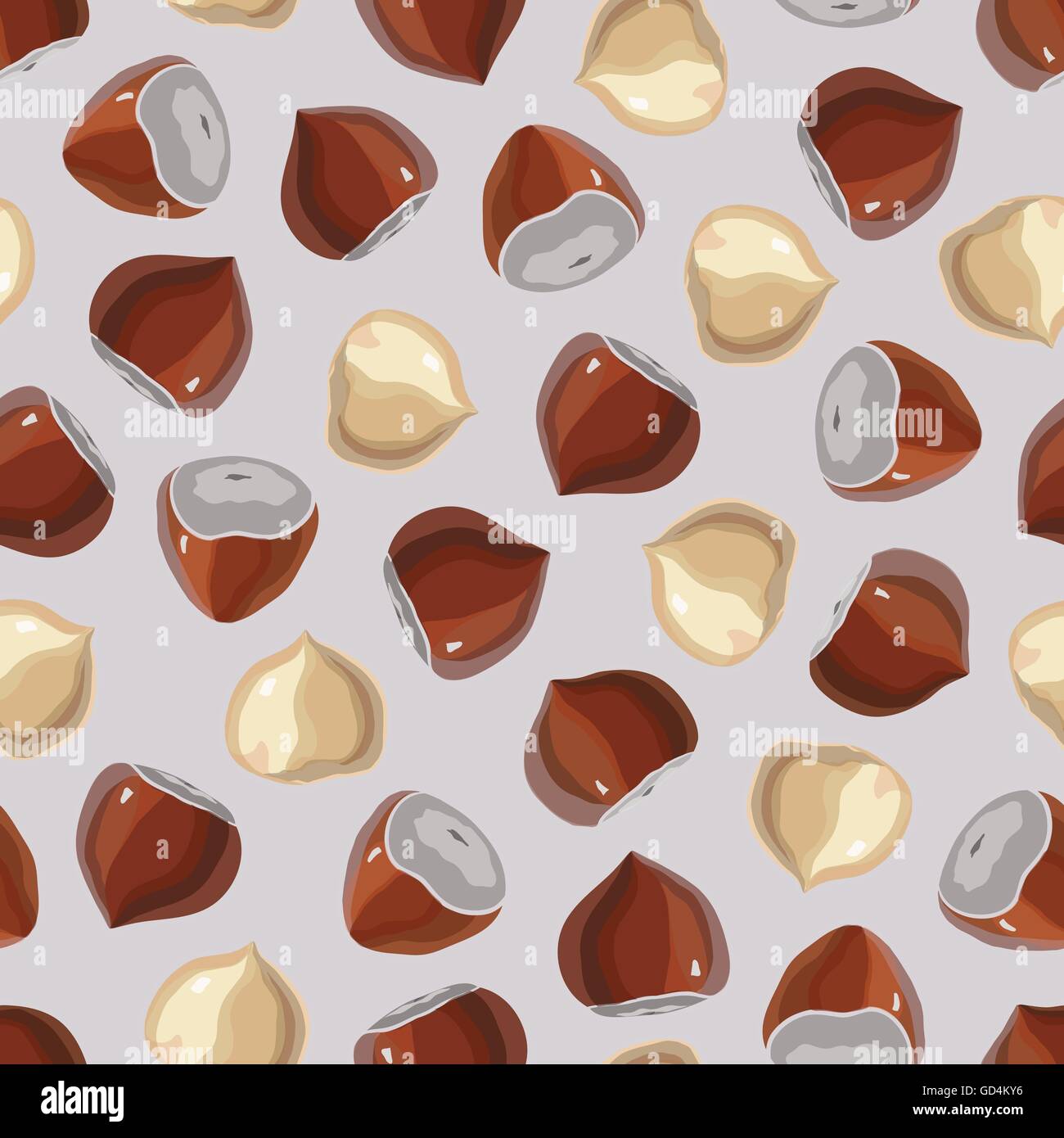 Hazelnut texture Stock Vector Images - Alamy
