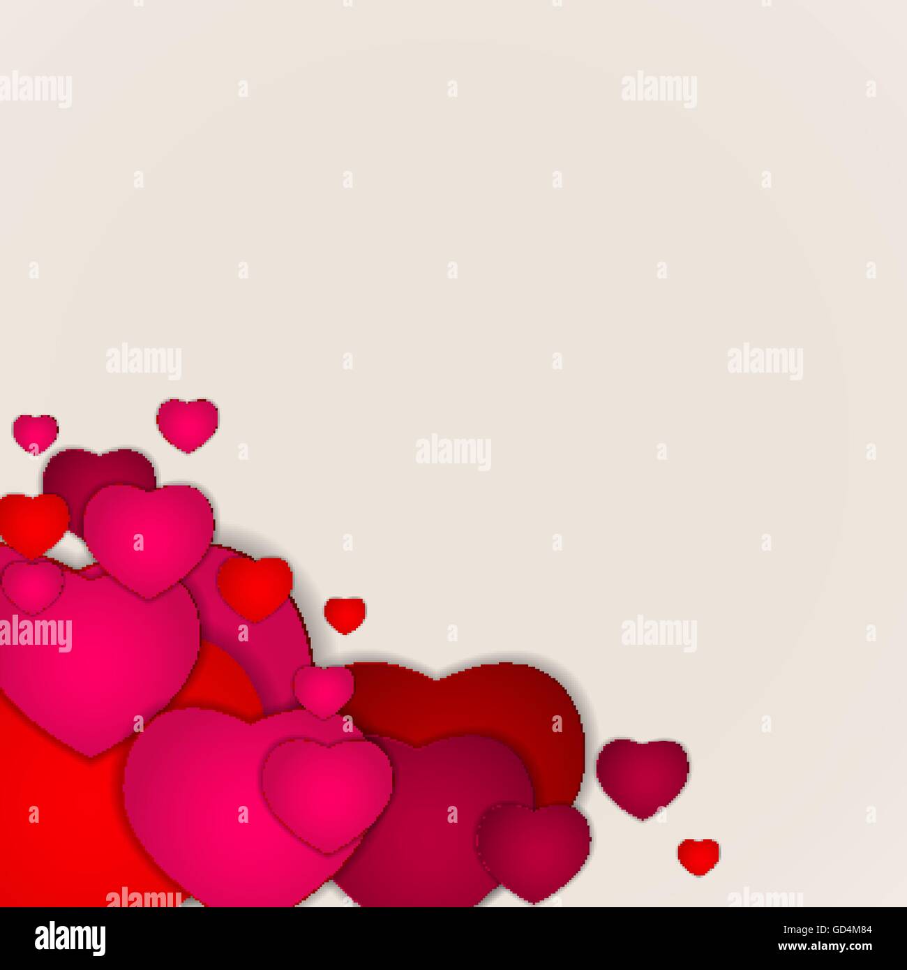 Heart Background Vector Illustration Stock Vector Image & Art - Alamy
