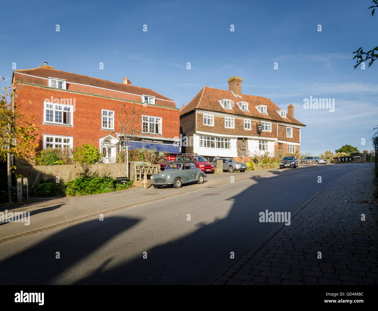 Pretty village of Goudhurst, Kent, UK Stock Photo - Alamy
