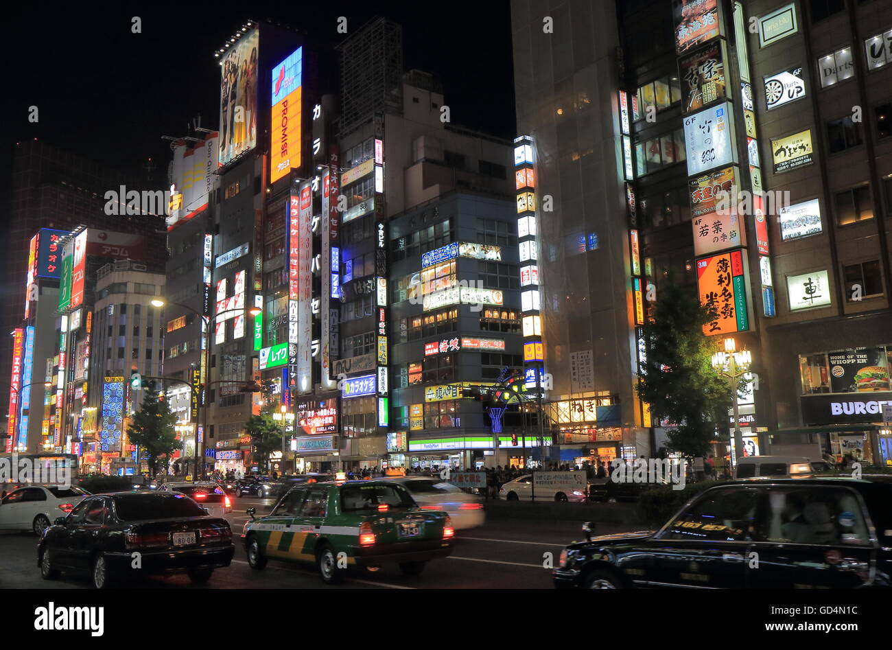 Skyline tokyo neon hi-res stock photography and images - Alamy