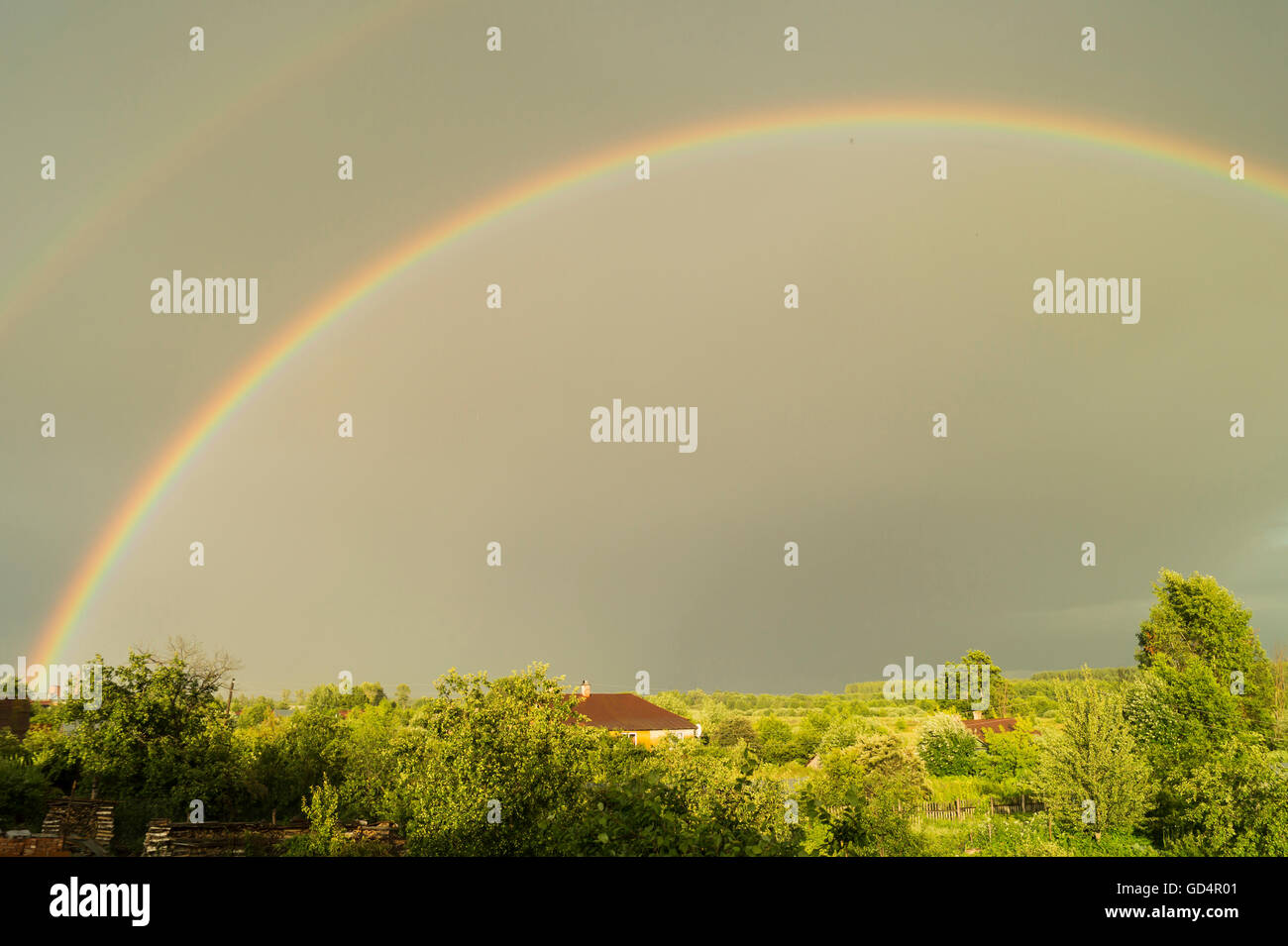 Rural rainbow hi-res stock photography and images - Alamy