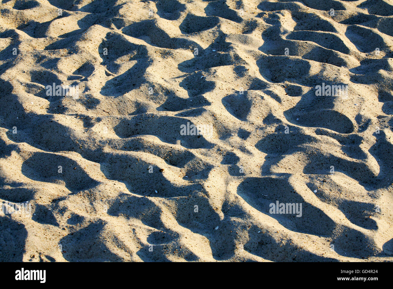 Surface of a beach sand in the summer time Stock Photo - Alamy