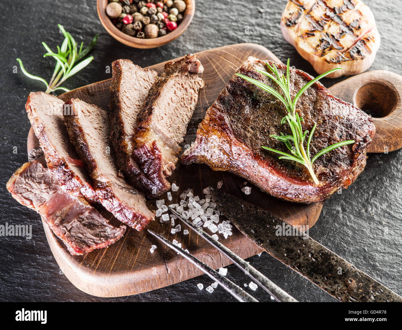 Spices beef steak spice hi-res stock photography and images - Alamy