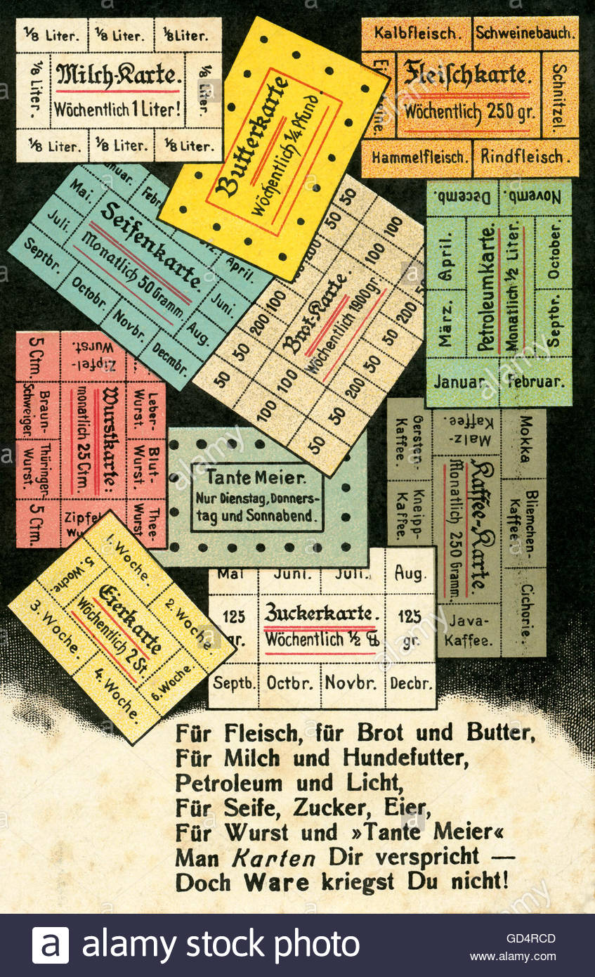 Food Ration Cards Stock Photos & Food Ration Cards Stock Images - Alamy
