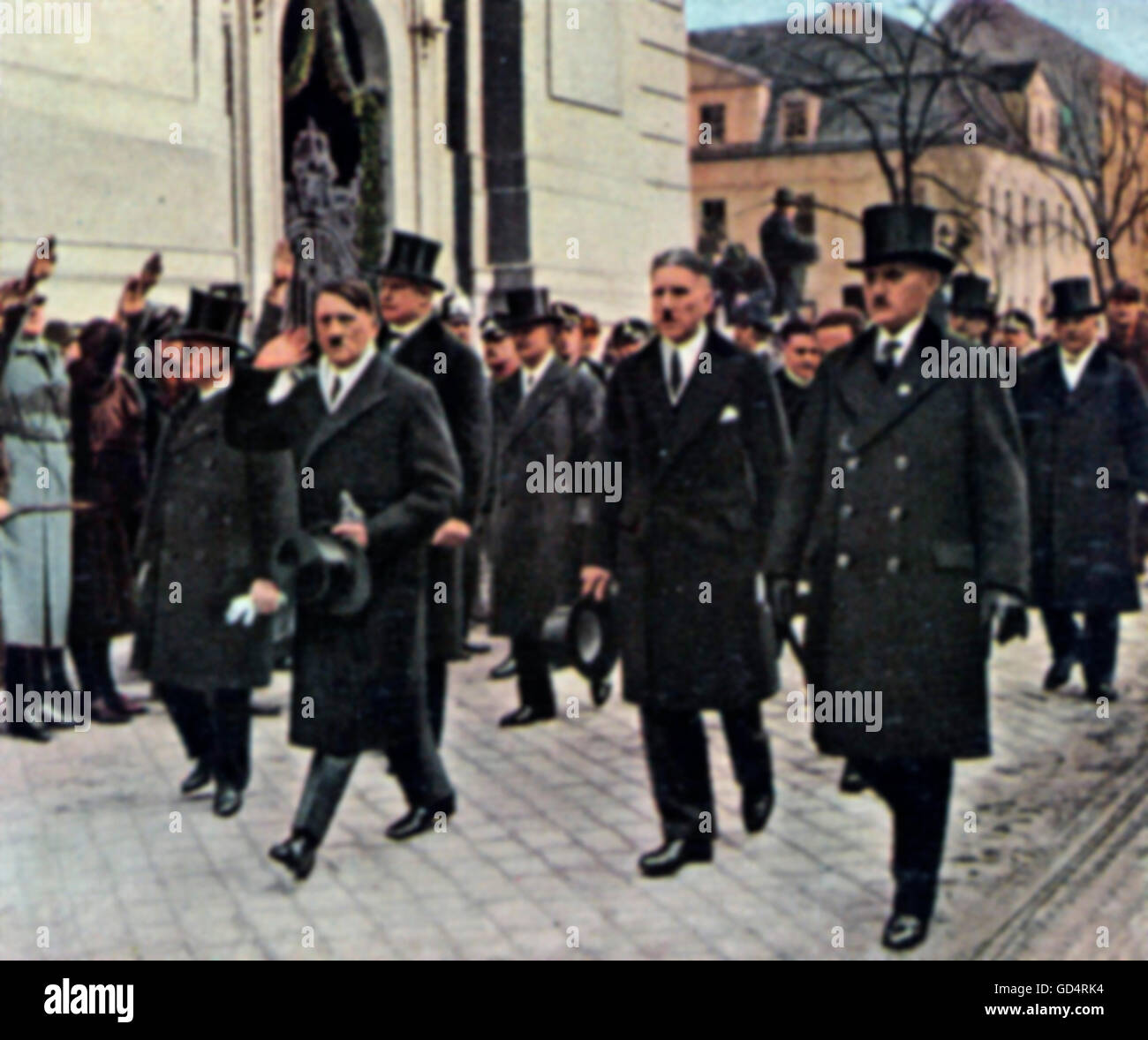 Day of Potsdam, 21.3.1933, Chancellor of the Reich Adolf Hitler with ...