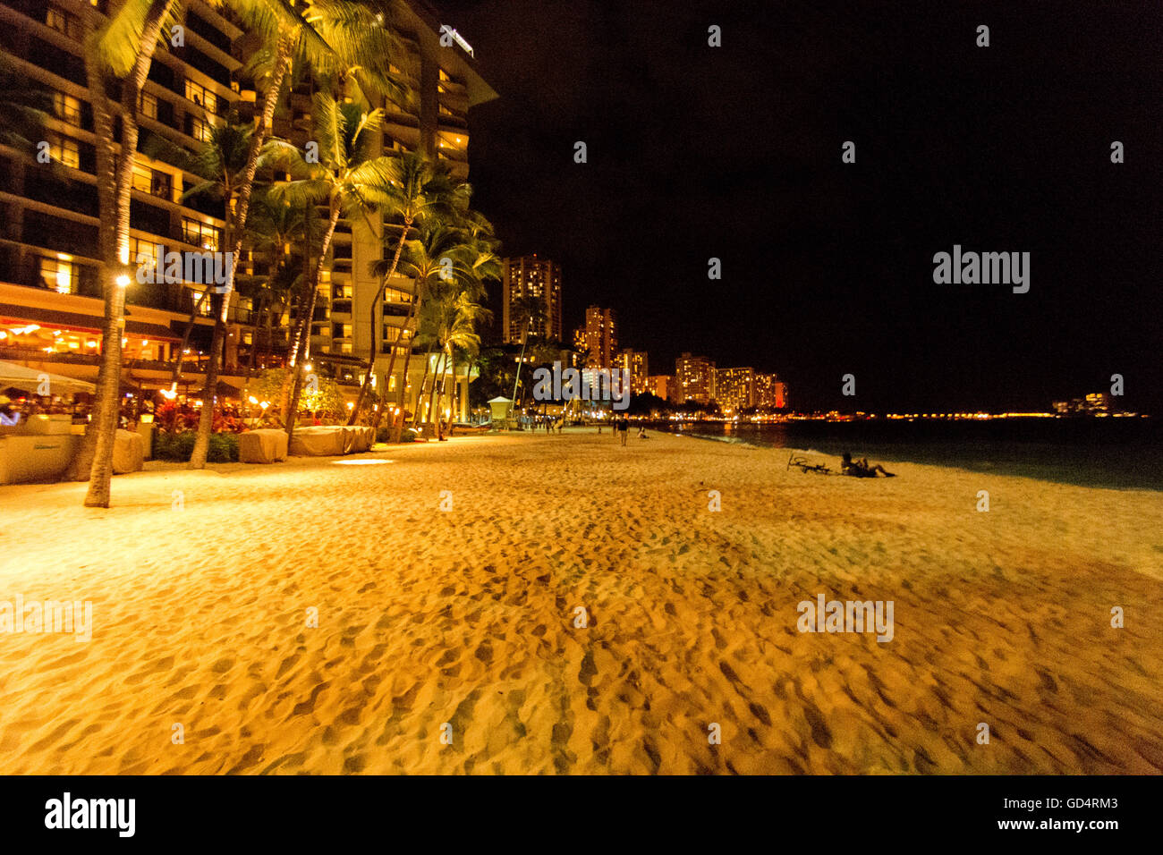 Wakiki Beach in Honolulu Stock Photo - Alamy
