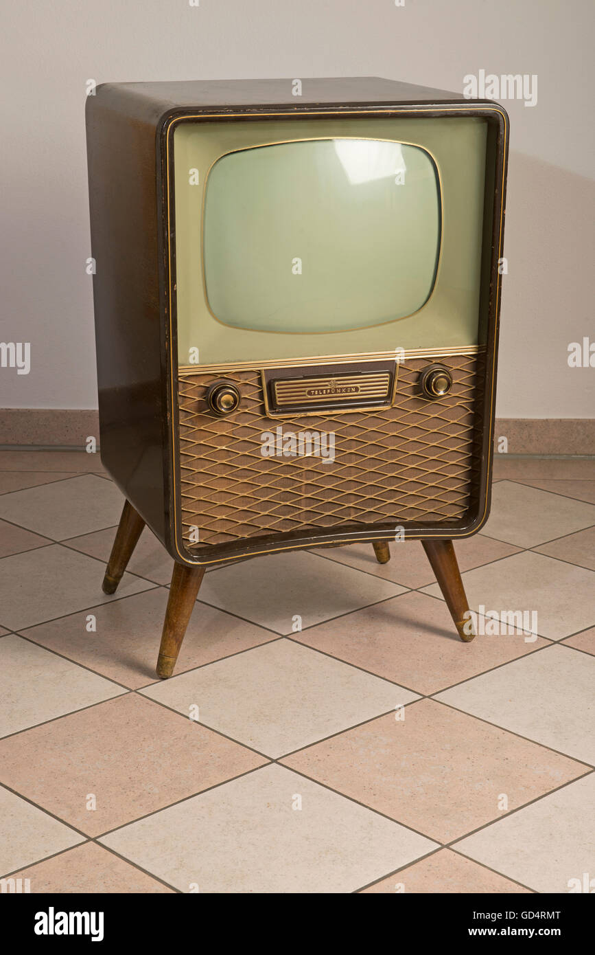 Broadcast television television set telefunken hi-res stock photography ...