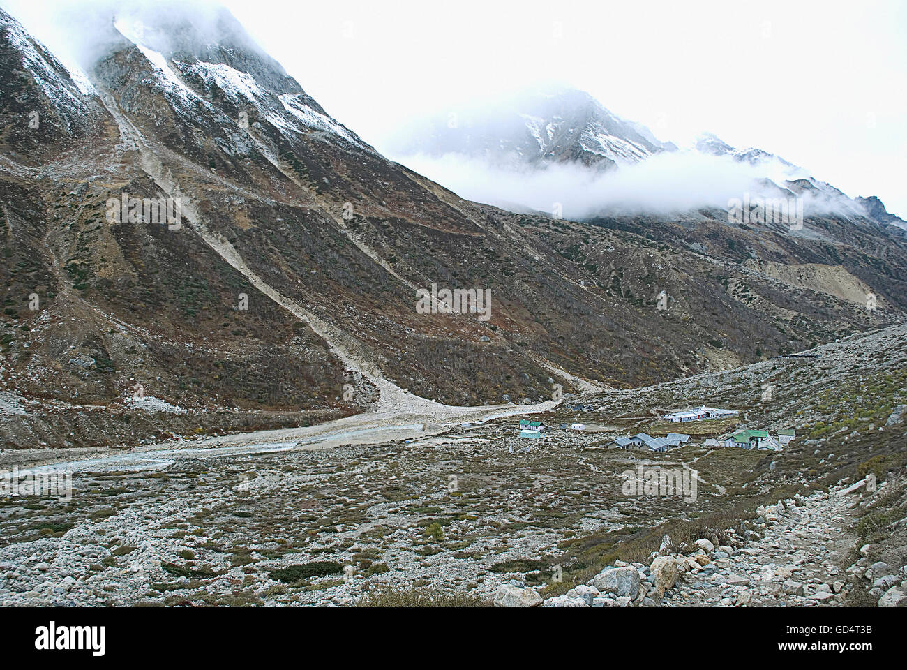 Mountain range gaumukh india hi-res stock photography and images - Alamy