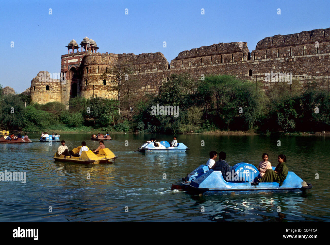 Old fort of delhi purana quila hi-res stock photography and images - Alamy