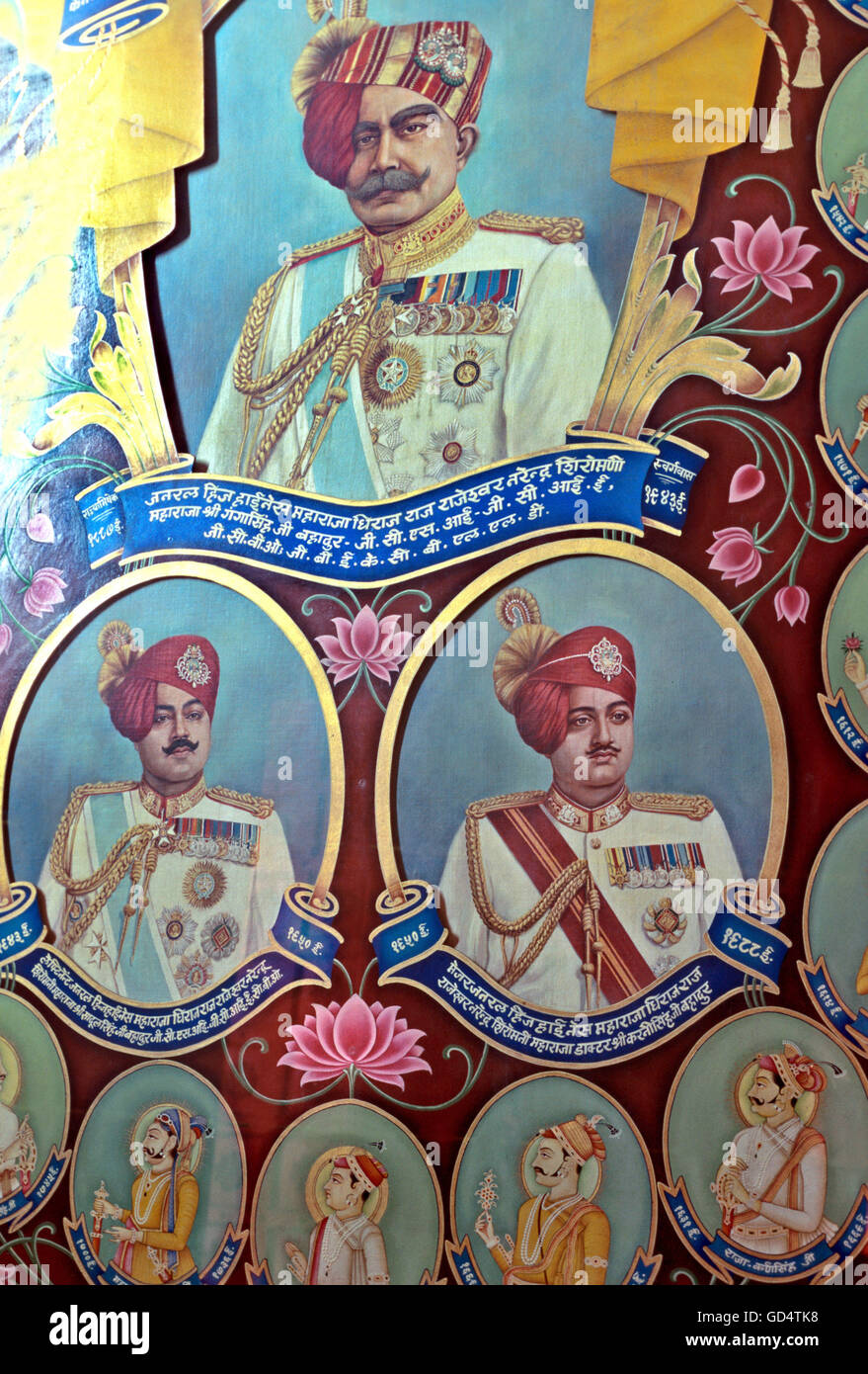 India royalty painting hi-res stock photography and images - Alamy