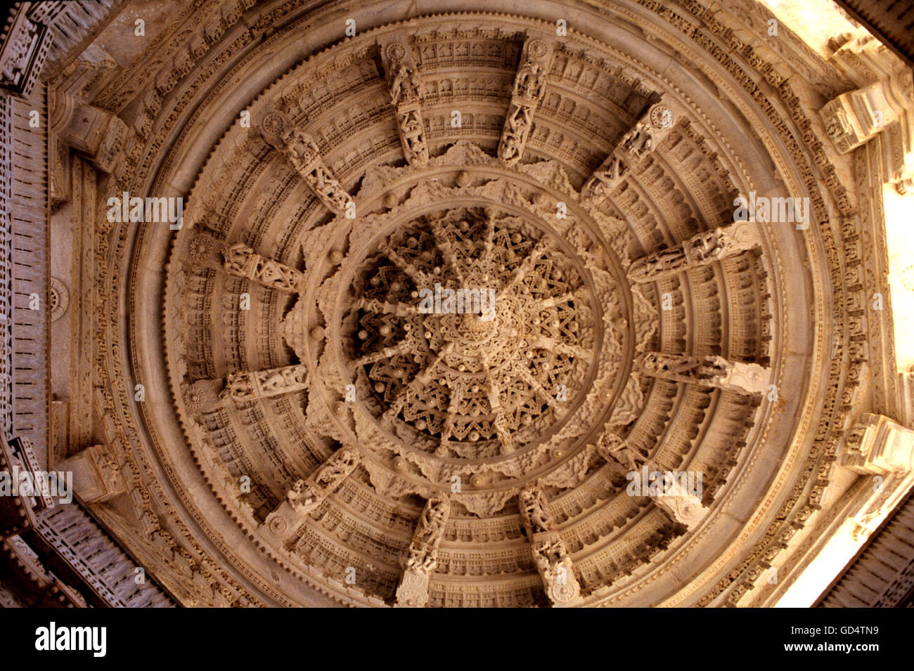 Interiors of a temple Stock Photo - Alamy