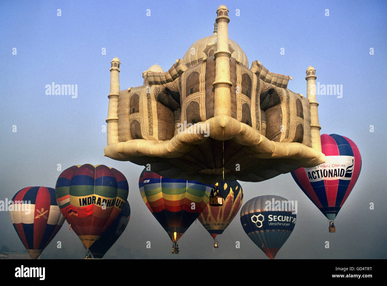 Balloon of Taj Mahal Stock Photo - Alamy