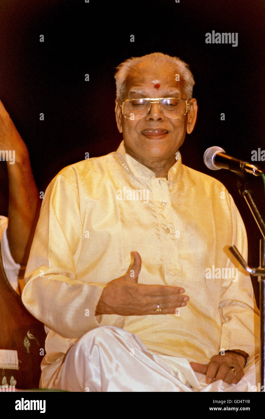 K.V. Narayan Swami , Carnatic vocalist Stock Photo - Alamy