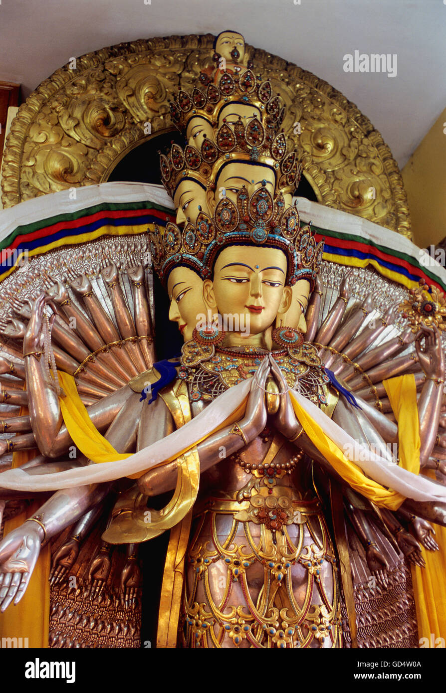 Inside of a Monastery Stock Photo - Alamy